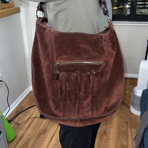 Longchamp | Bags | Longchamp Suede Purse | Poshmark